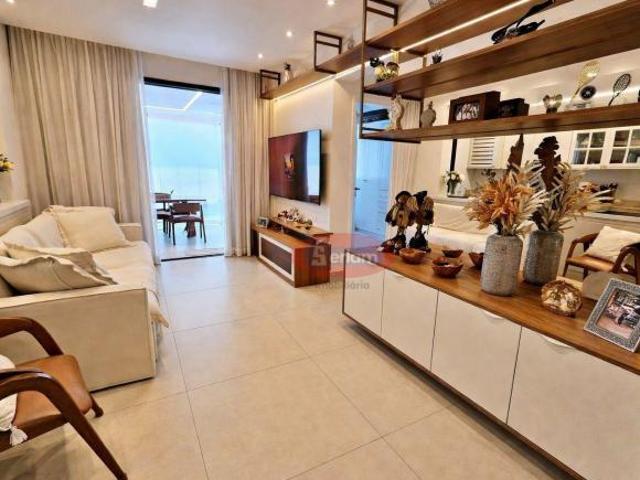 Apartamento com 2 dormitórios à venda, 82 m² por R$ 1.600.000,00 Aparecida Santos/SP