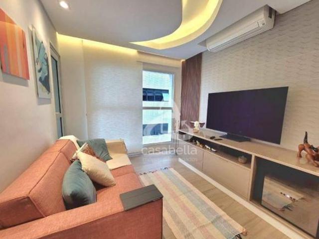 Apartamento com 2 dormitórios à venda, 82 m² por R$ 1.100.000,00 Aparecida Santos/SP