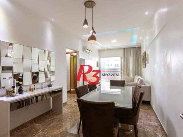 Apartamento com 2 dormitórios à venda, 82 m² por R$ 910.000,00 Vila Belmiro Santos/SP