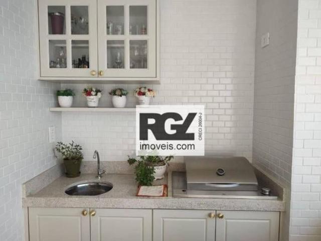 Apartamento com 2 dormitórios à venda, 83 m² por R$ 1.540.000,00 Aparecida Santos/SP