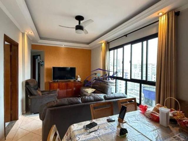 Apartamento com 2 dormitórios à venda, 83 m² por R$ 450.000,00 Guilhermina Praia Grande/SP