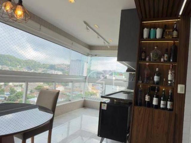 Apartamento com 2 dormitórios à venda, 95 m² por R$ 1.100.000,00 Vila Belmiro Santos/SP