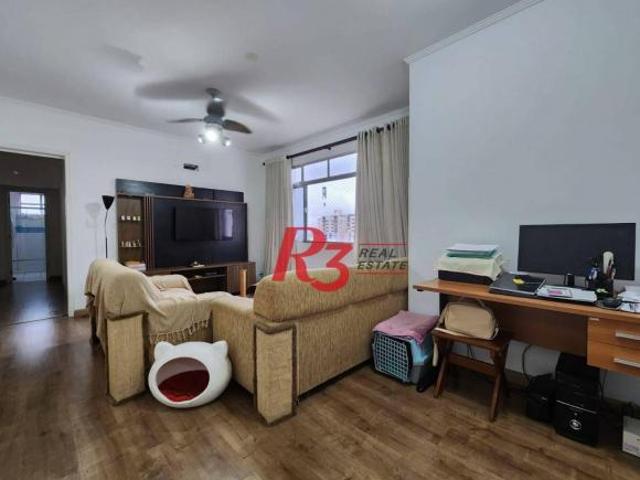Apartamento com 2 dormitórios à venda, 95 m² por R$ 525.000,00 Embaré Santos/SP