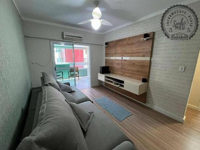 Apartamento com 2 dormitórios à venda, 95 m² por R$ 595.000,00 Canto do Forte Praia Grande/SP
