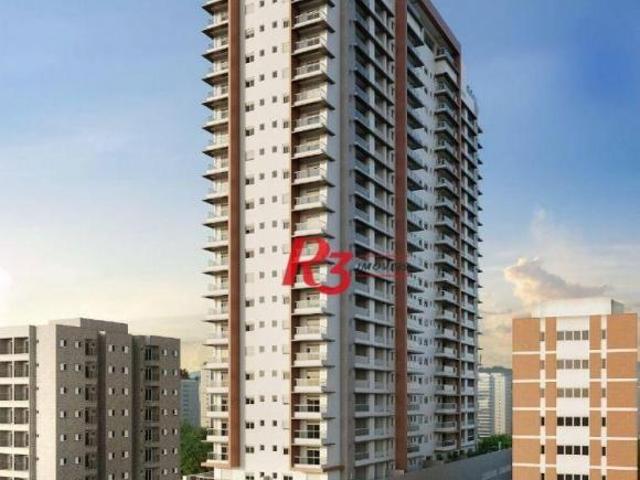 Apartamento com 2 dormitórios à venda, 96 m² por R$ 1.400.000,00 Embaré Santos/SP