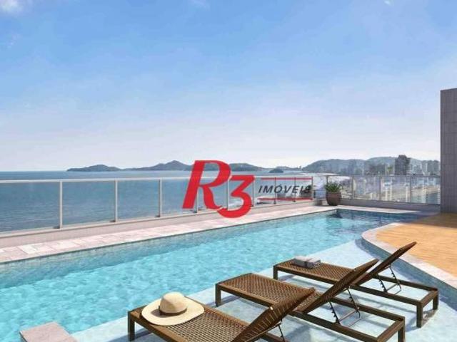 Apartamento com 2 dormitórios à venda, 96 m² por R$ 1.500.000,00 Embaré Santos/SP