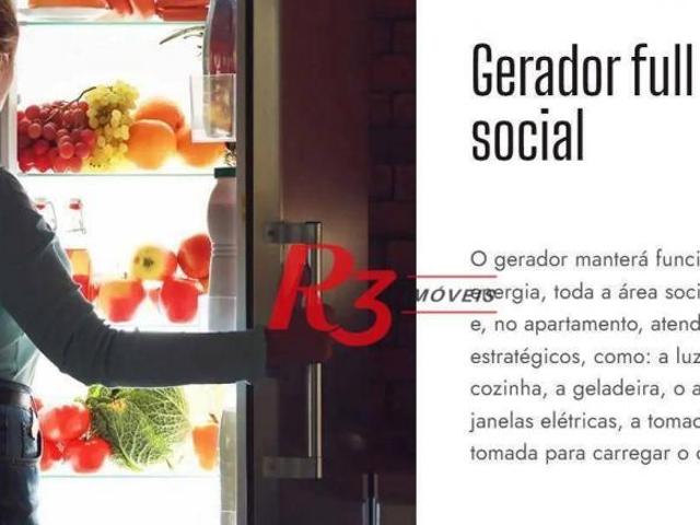 Apartamento com 2 dormitórios à venda, 96 m² por R$ 1.651.890,00 Embaré Santos/SP