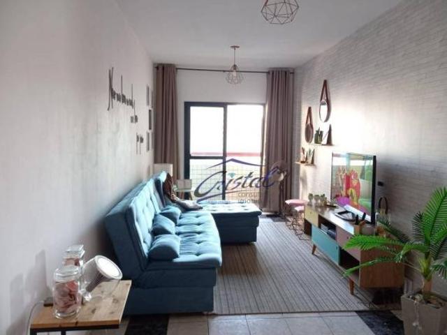 Apartamento com 2 dormitórios à venda, 96 m² por R$ 425.000,00 Aviação Praia Grande/SP
