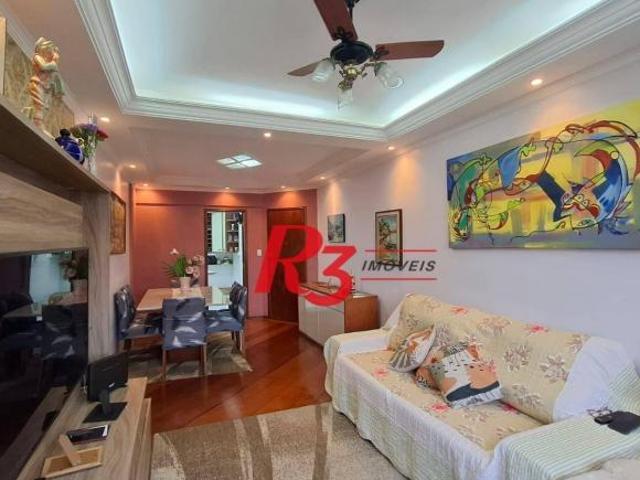 Apartamento com 2 dormitórios à venda, 96 m² por R$ 710.000,00 Campo Grande Santos/SP