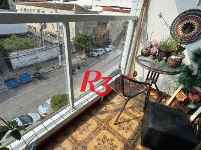 Apartamento com 2 dormitórios à venda, 97 m² por R$ 490.000,00 Vila Belmiro Santos/SP