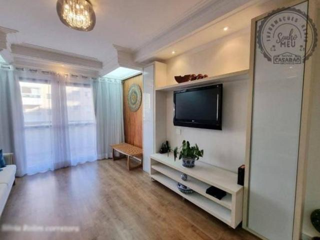 Apartamento com 2 dormitórios à venda, 97 m² por R$ 750.000,00 Canto do Forte Praia Grande/SP