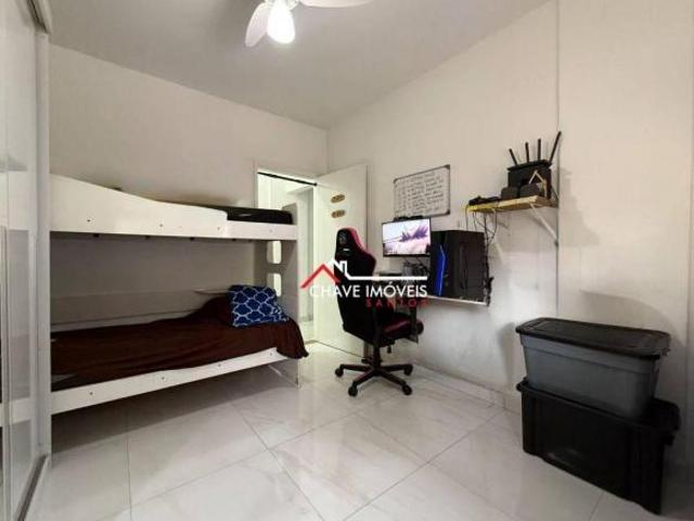Apartamento com 2 dormitórios à venda, 98 m² por R$ 578.000,00 Campo Grande Santos/SP