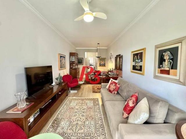 Apartamento com 2 dormitórios à venda, 98 m² por R$ 890.000,00 Boqueirão Santos/SP
