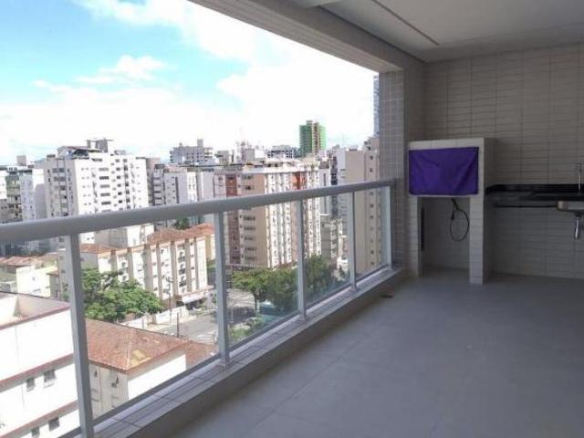 Apartamento com 2 dormitórios à venda, 99 m² por R$ 1.490.000,00 Aparecida Santos/SP