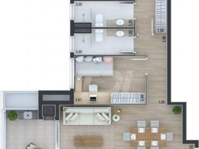 Apartamento com 2 dormitórios à venda, 90 m² por R$ 1.286.000,00 Ahú Curitiba/PR