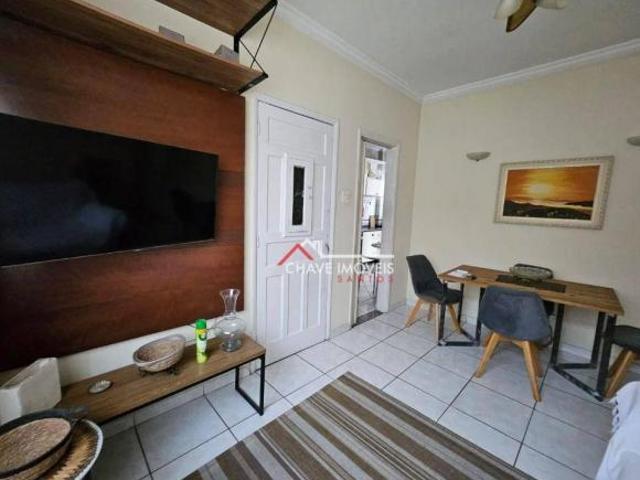 Apartamento com 2 dormitórios à venda, 90 m² por R$ 388.000,00 Aparecida Santos/SP