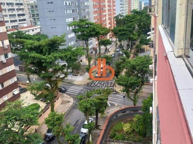 Apartamento com 2 dormitórios à venda, 90 m² por R$ 445.000 Encruzilhada Santos/SP
