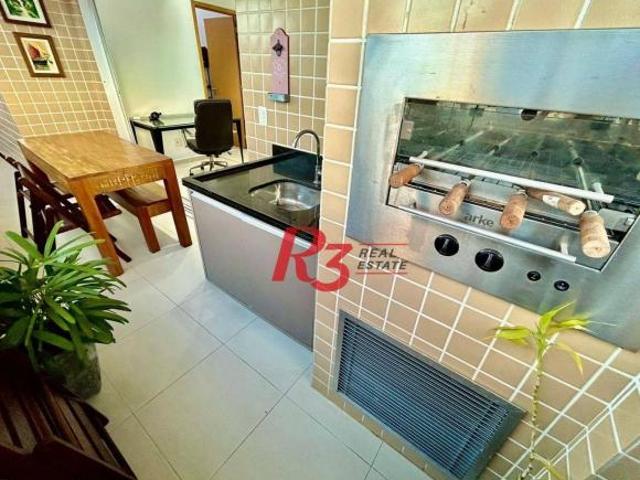 Apartamento à venda, 91 m² por R$ 1.400.000,00 Gonzaga Santos/SP