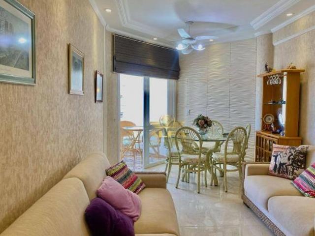 Apartamento com 2 dormitórios à venda, 92 m² por R$ 880.000,00 Tombo Guarujá/SP