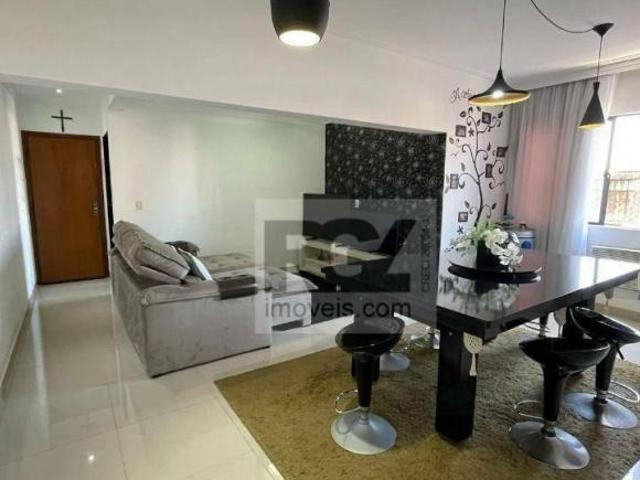 Apartamento com 2 dormitórios à venda, 93 m² por R$ 550.000,00 Marapé Santos/SP