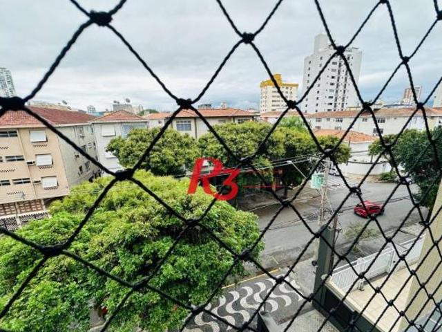 Apartamento com 2 dormitórios à venda, 93 m² por R$ 610.000,00 Embaré Santos/SP