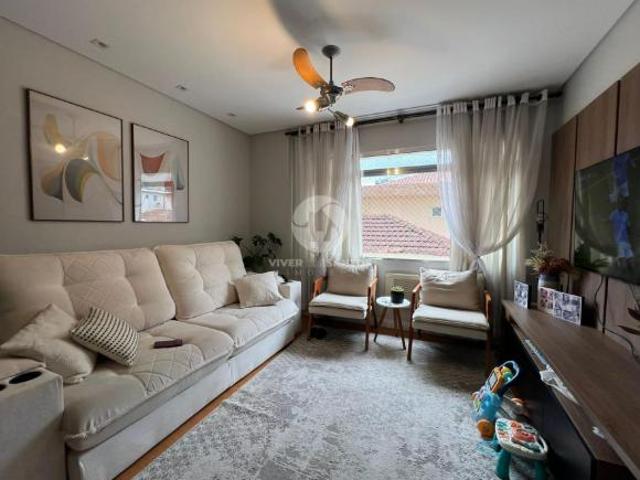 Apartamento com 2 dormitórios com 2 banheiros no Marapé em Santos