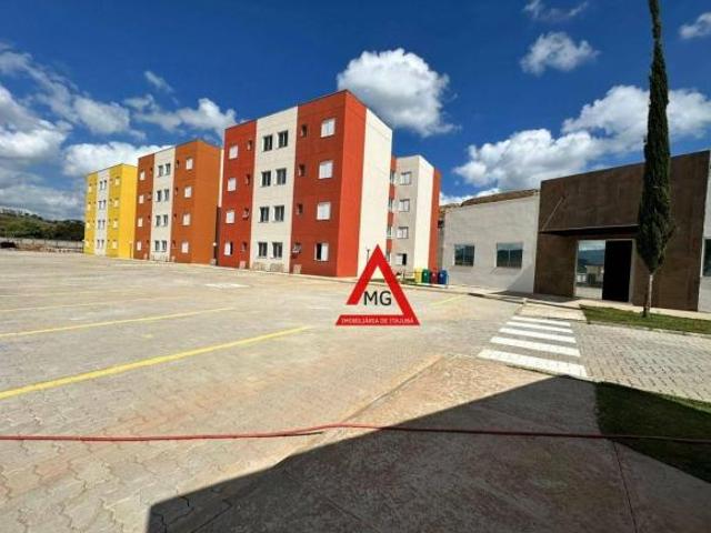 Apartamento com 2 dormitórios e área de lazer com churrasqueira no prédio, no bairro Açude em Itajub