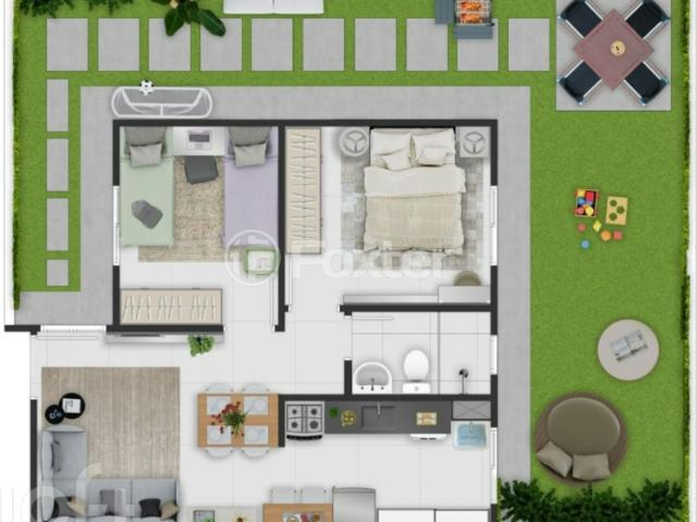 Apartamento com 2 dormitórios em Porto Alegre