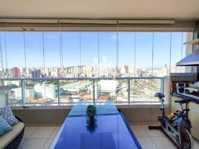 Apartamento com 2 dormitórios lcom lazer completo no bairro do Campo Grande Santos/Sp