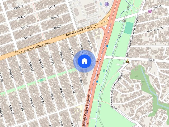 Apartamento com 2 dormitórios para alugar, 60 m² por R$ 1.977,40/mês Taguatinga Norte Taguatinga