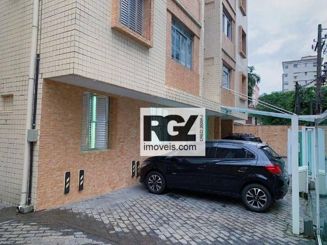 Apartamento Com 2 Dormitórios Para Alugar, 76 m² por R$3.000,00/mês Boqueirão Santos/sp