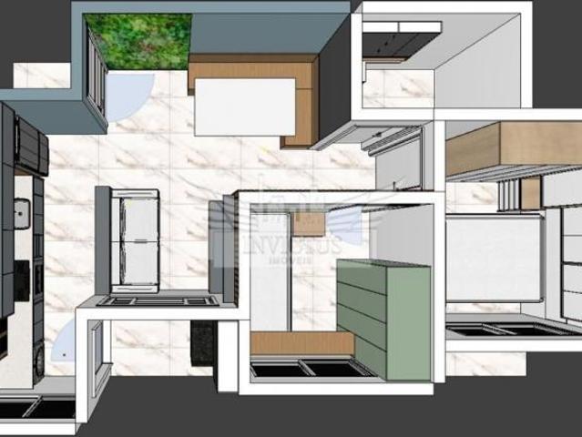 Apartamento com 2 Dormitórios para Comprar, 41m² Vila Homero Thon, Santo André/SP