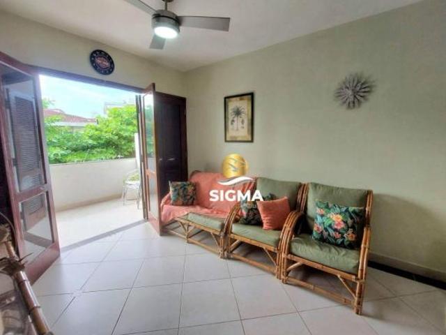 Apartamento com 2 dormitórios sendo 1 suite à venda, 62 m² por R$ 380.000 Enseada Guarujá/SP