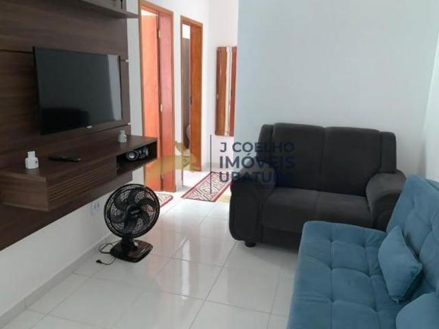 Apartamento com 2 dormitórios sendo 1 suíte à venda no Taquaral com piscina e elevador, Ubatuba/SP