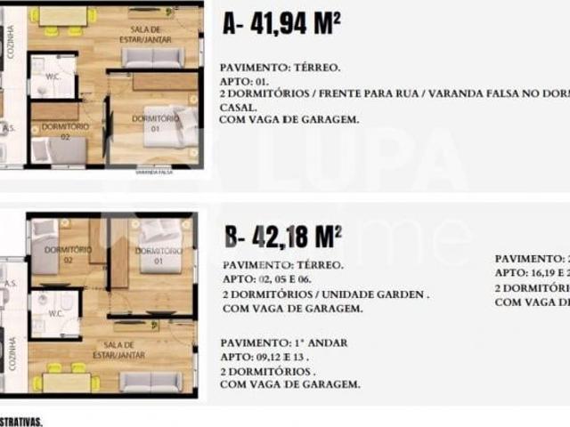 Apartamento com 2 dormitórios sendo 1 suíte á venda na Vila Nova Mazzei