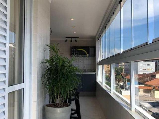 Apartamento com 2 dorms, Caiçara, Praia Grande R$ 373 mil, Cod: 1057