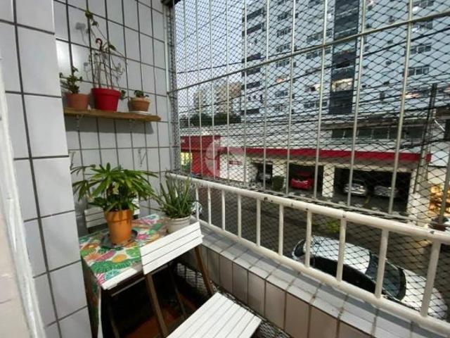 Apartamento com 2 quartos no Marapé em Santos