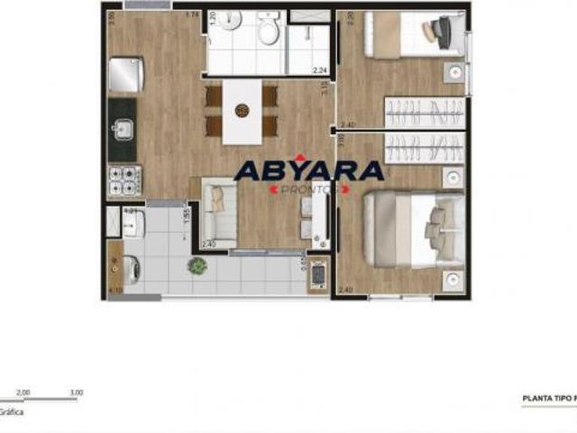 Apartamento com 2 quartos à venda, 38 m² Santo Amaro São Paulo/SP