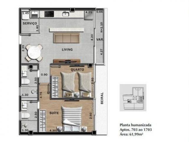 Apartamento com 2 quartos à venda, 74 m² por R$ 672.000 São Mateus Juiz de F