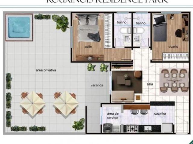 Apartamento com 2 quartos à venda em Contagem, no bairro Cabral