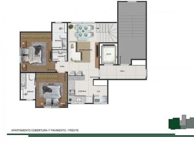 Apartamento com 2 quartos à venda em Belo Horizonte, no bairro Anchieta