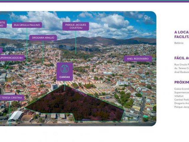 Apartamento com 2 quartos à venda em Belo Horizonte, no bairro Betânia