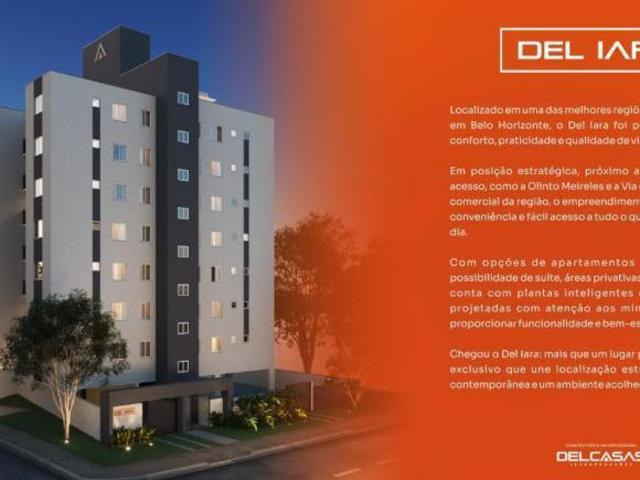 Apartamento com 2 quartos à venda em Belo Horizonte, no bairro Brasil Industrial