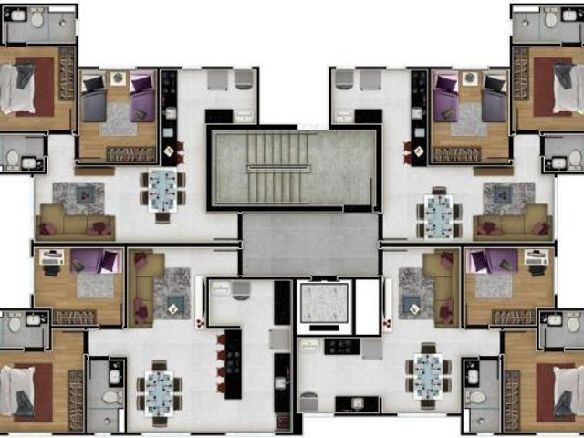 Apartamento com 2 quartos à venda em Belo Horizonte, no bairro Caiçaras