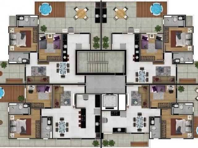 Apartamento com 2 quartos à venda em Belo Horizonte, no bairro Caiçaras