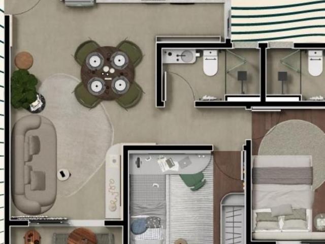 Apartamento com 2 quartos à venda em Belo Horizonte, no bairro Camargos