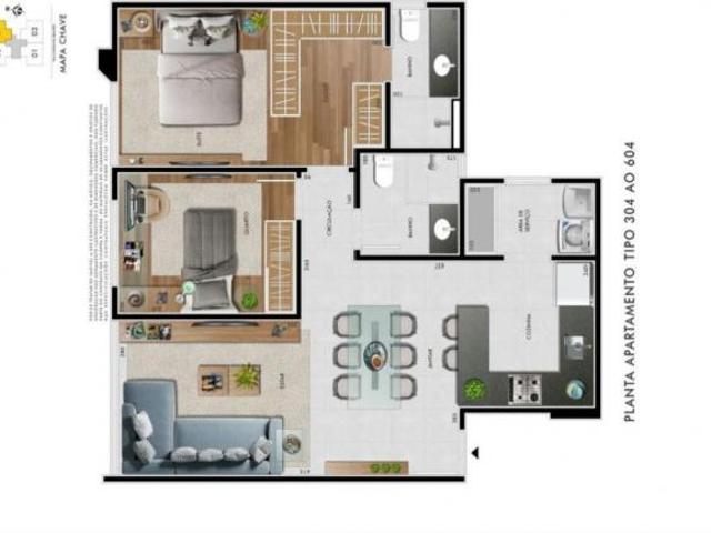 Apartamento com 2 quartos à venda em Belo Horizonte, no bairro Castelo