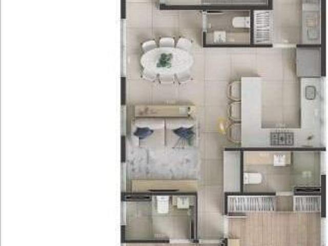Apartamento com 2 quartos à venda em Belo Horizonte, no bairro Gutierrez