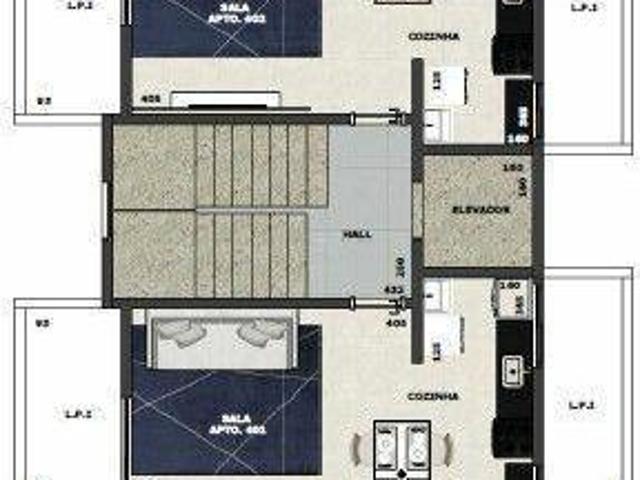 Apartamento com 2 quartos à venda em Belo Horizonte, no bairro Indaiá