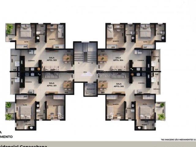 Apartamento com 2 quartos à venda em Belo Horizonte, no bairro Jardim Leblon